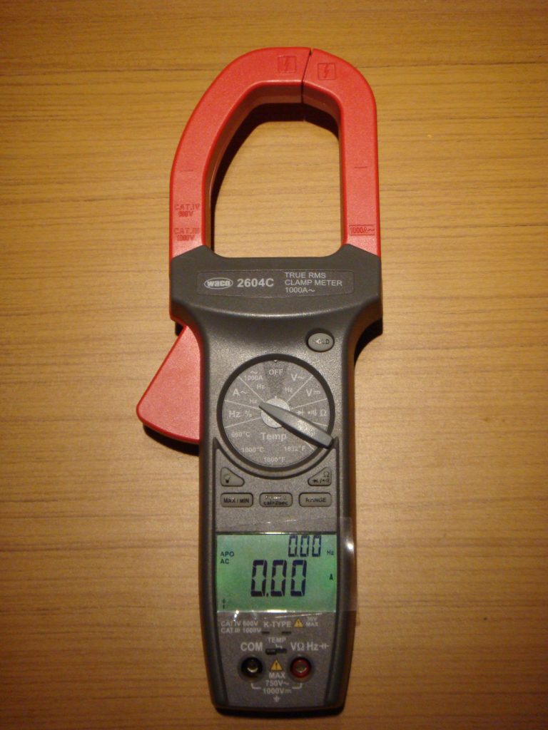 WACO 2604C (1000ACA,CLAMP METER, BAR GRAPH, TRUE RMS, BIG JAW) - Waco ...